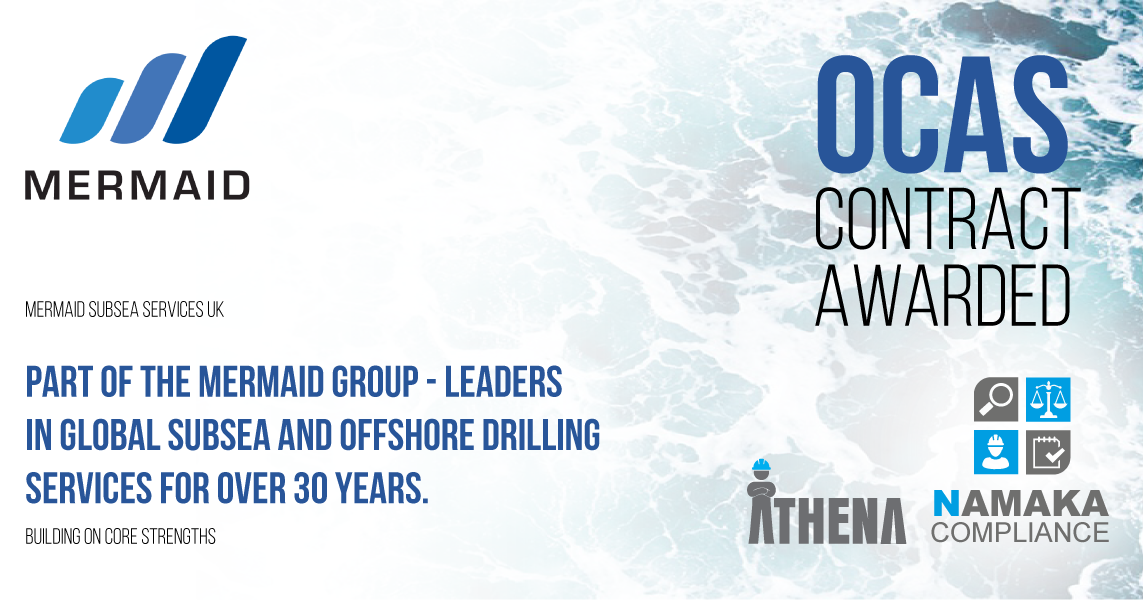 Namaka Compliance awarded OCAS Contract with Mermaid Subsea Services UK ...